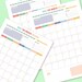 Monthly Planner Printable Colorful Monthly Printable Planner - Etsy