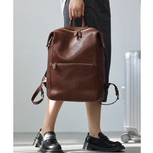 Leather Backpack,handmade Backpack,women Backpack,large Backpack Women ...