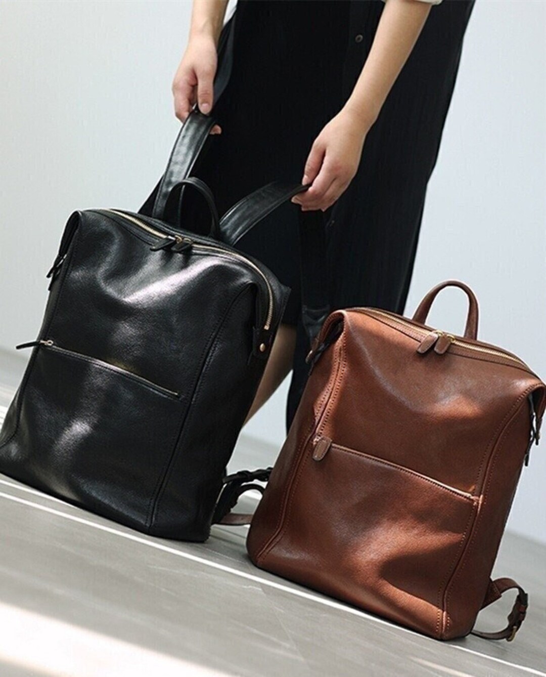 Leather Backpack,handmade Backpack,women Backpack,large Backpack Women ...