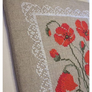 PDF FILE DIGITAL Chart-poppies in Summer Cross Stitch Pattern - Etsy