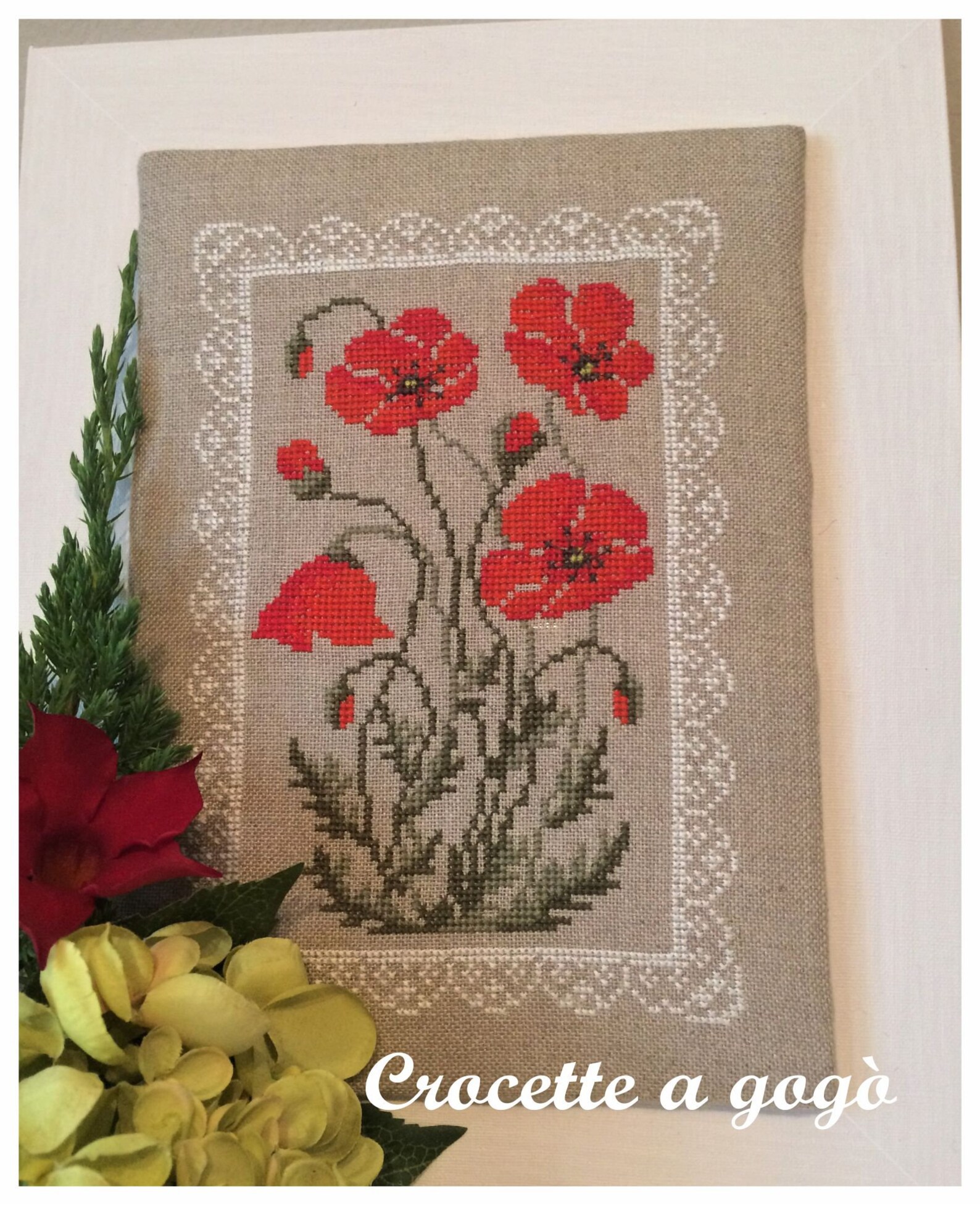 FILE PDF DIGITAL Chart-poppies in Summer Cross Stitch Scheme - Etsy