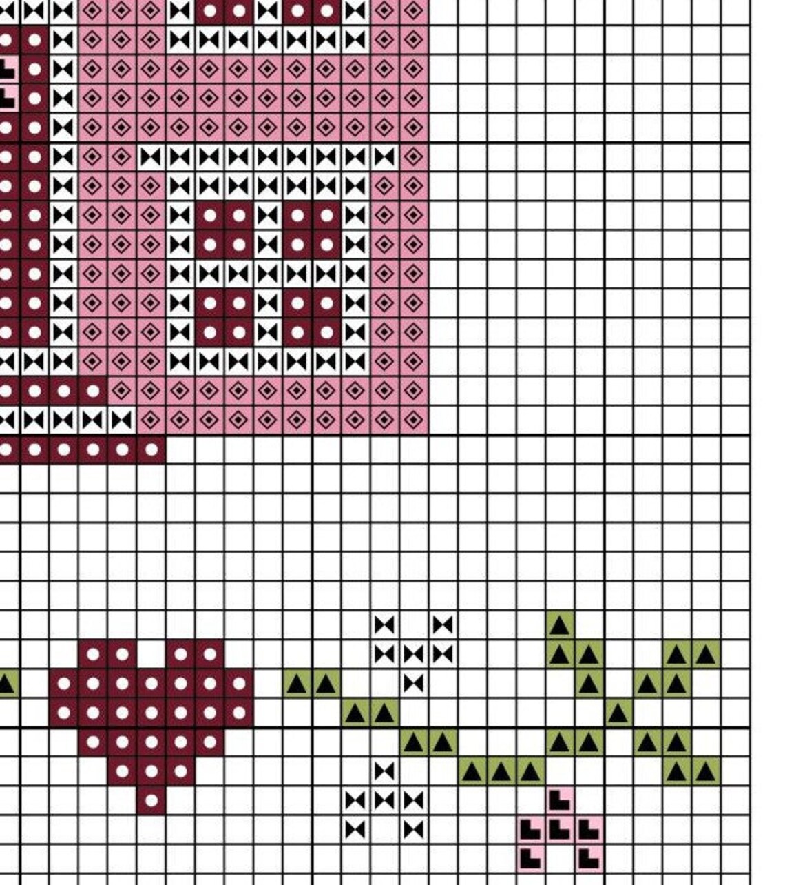 FILE PDF DIGITAL chart-My Home-schema cross stitch pattern | Etsy