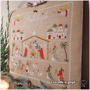 PDF FILE DIGITAL Chart-nativity- Cross Stitch Pattern, Christmas Cross ...