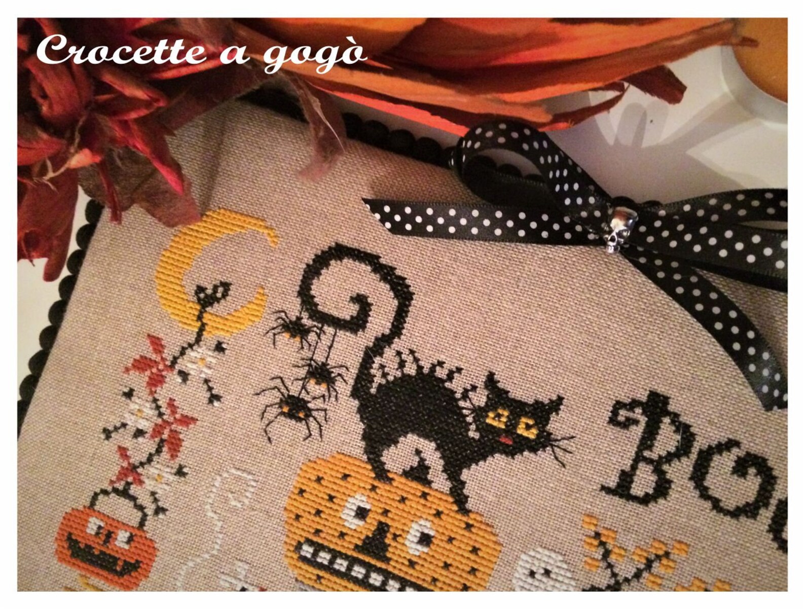 PDF FILE DIGITAL Chart-boo !!- Cross Stitch Pattern,halloween Cross ...