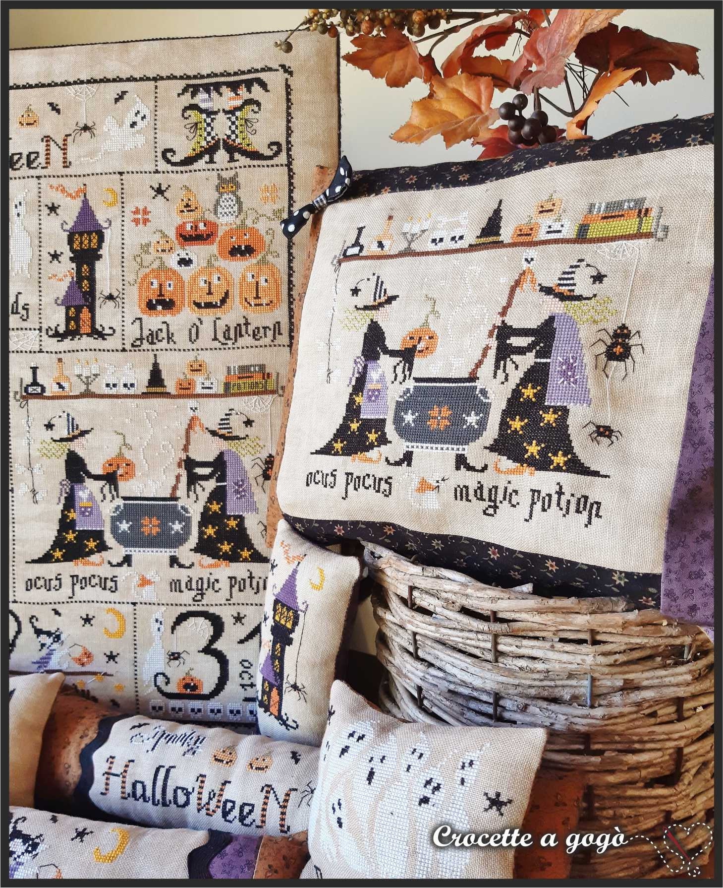 PDF DIGITAL chart FILE - En attendant Halloween - 10 modèles - point de ...