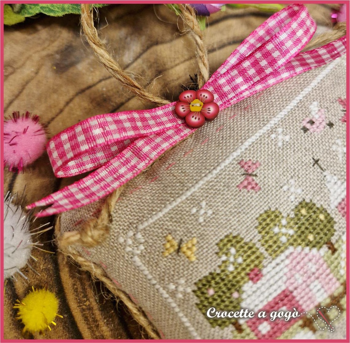 DIGITAL PDF FILE "spring Tiny Village" - Cross Stitch Pattern,spring ...