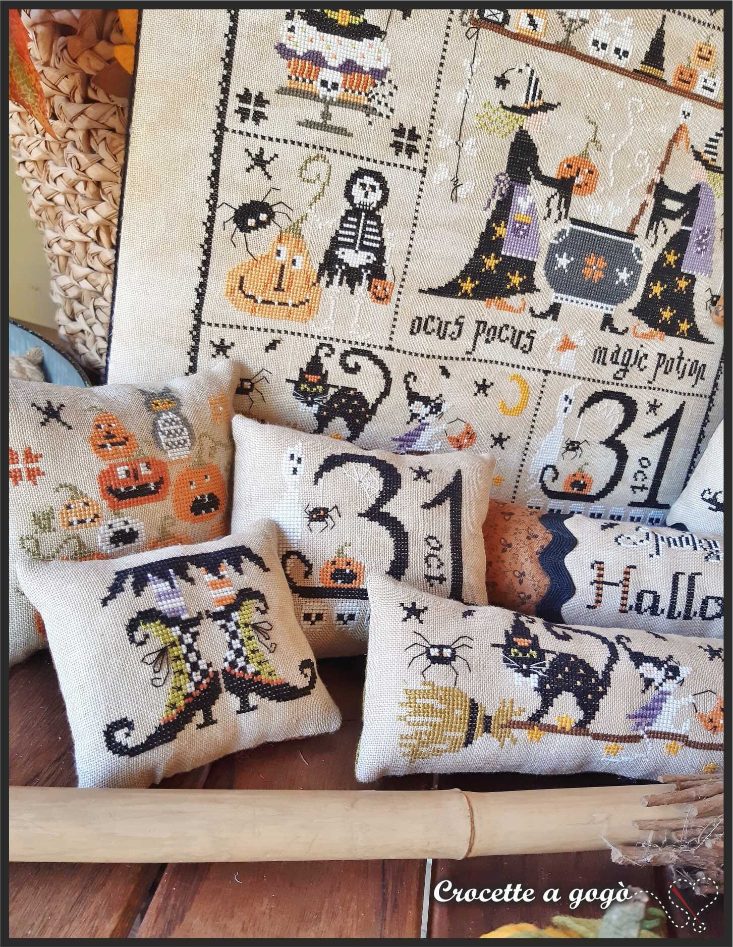 PDF DIGITAL chart FILE - En attendant Halloween - 10 modèles - point de ...