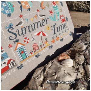 PDF FILE DIGITAL Chart-summer Time- Cross Stitch Pattern-sea-beach ...