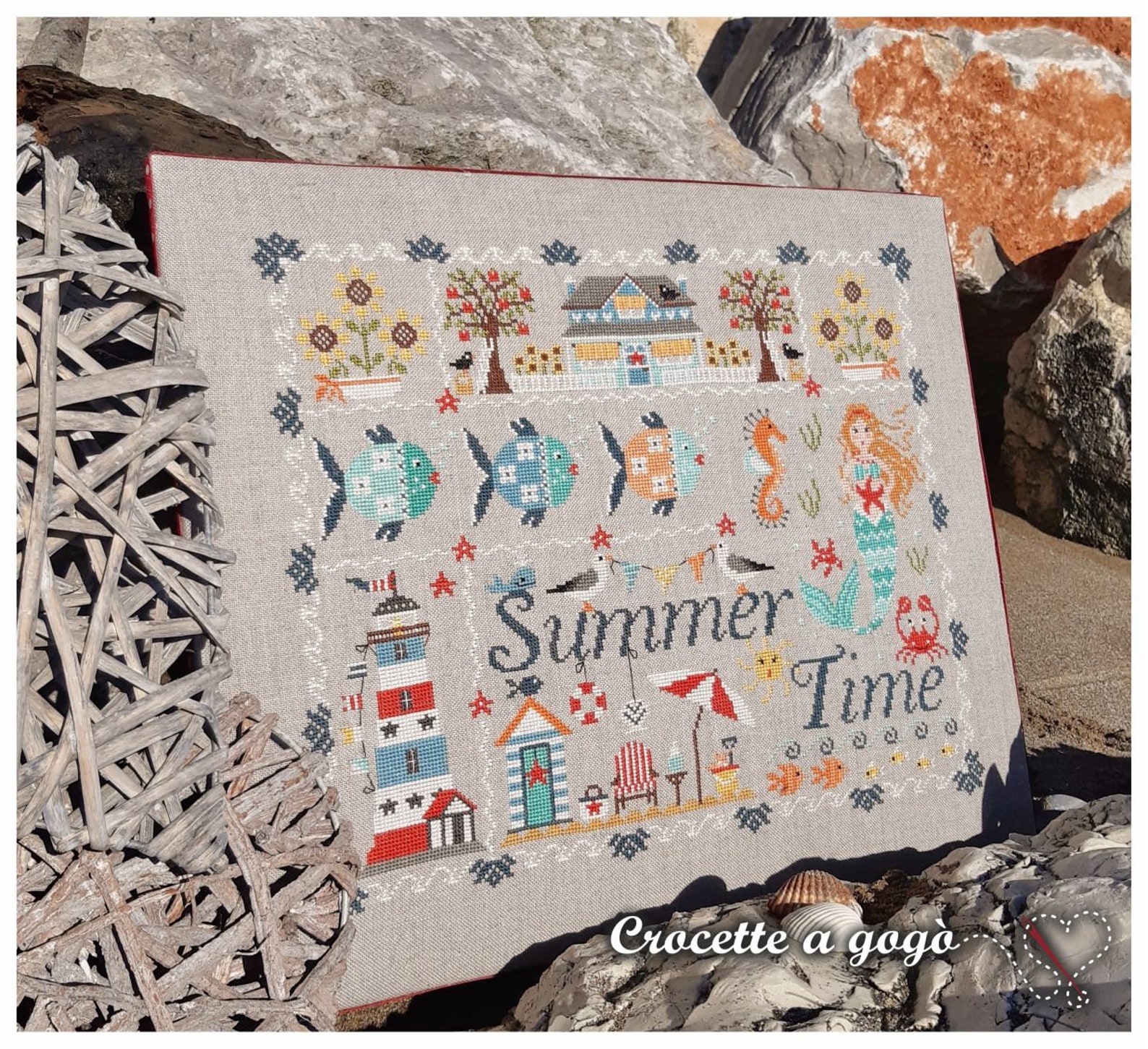 FILE PDF DIGITAL Chart-summer Time Cross Stitch - Etsy