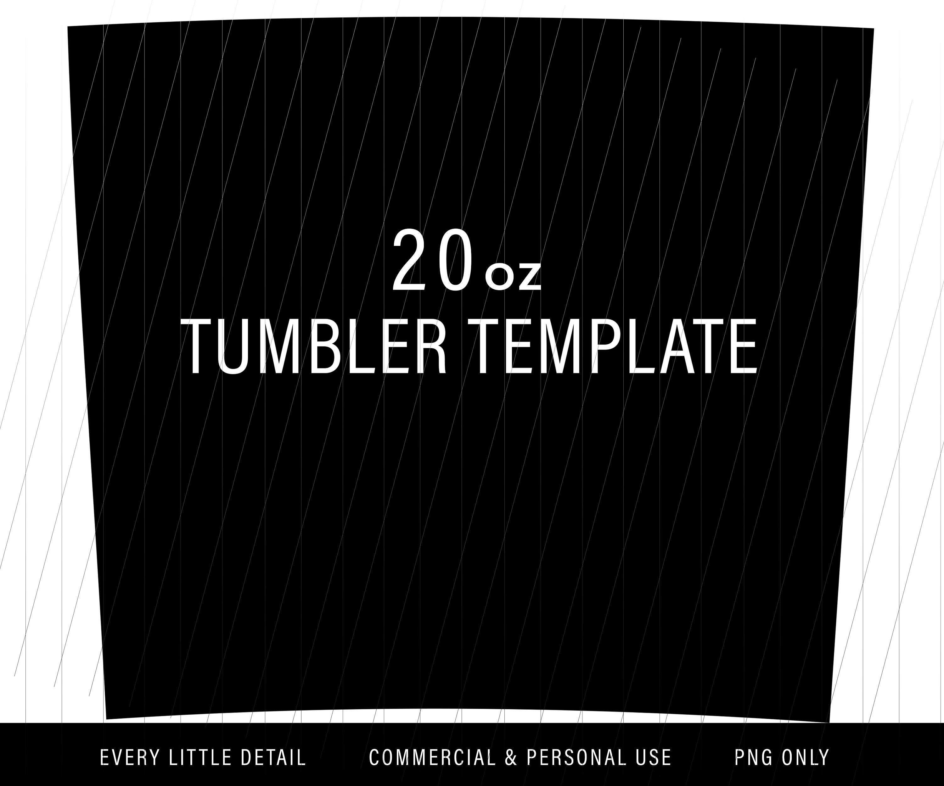 20Oz Skinny Tumbler Template