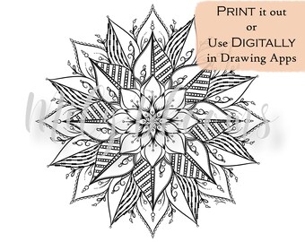 150 Mandala Motivational Quotes Coloring Pages - Etsy