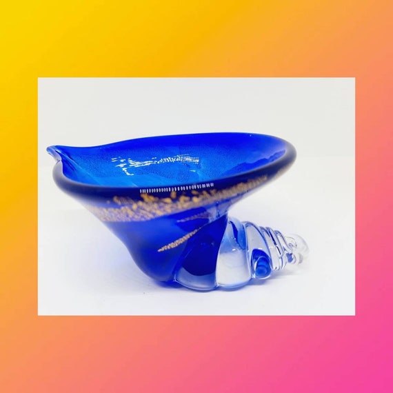 Beautiful Vintage Maltese Mtarfa Art Glass Blue Art Glass - Etsy