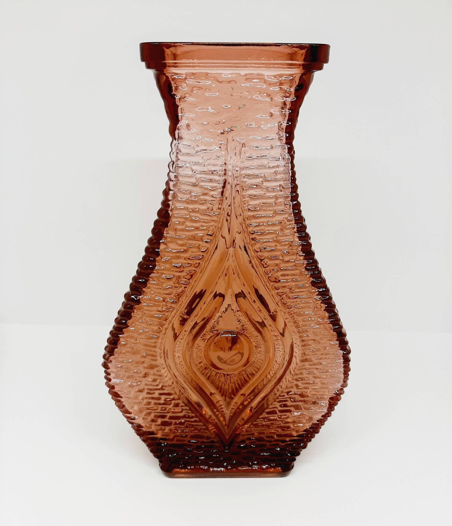 Gorgeous Oberglas Austrian Pink Glass Textured 'eye' - Etsy UK