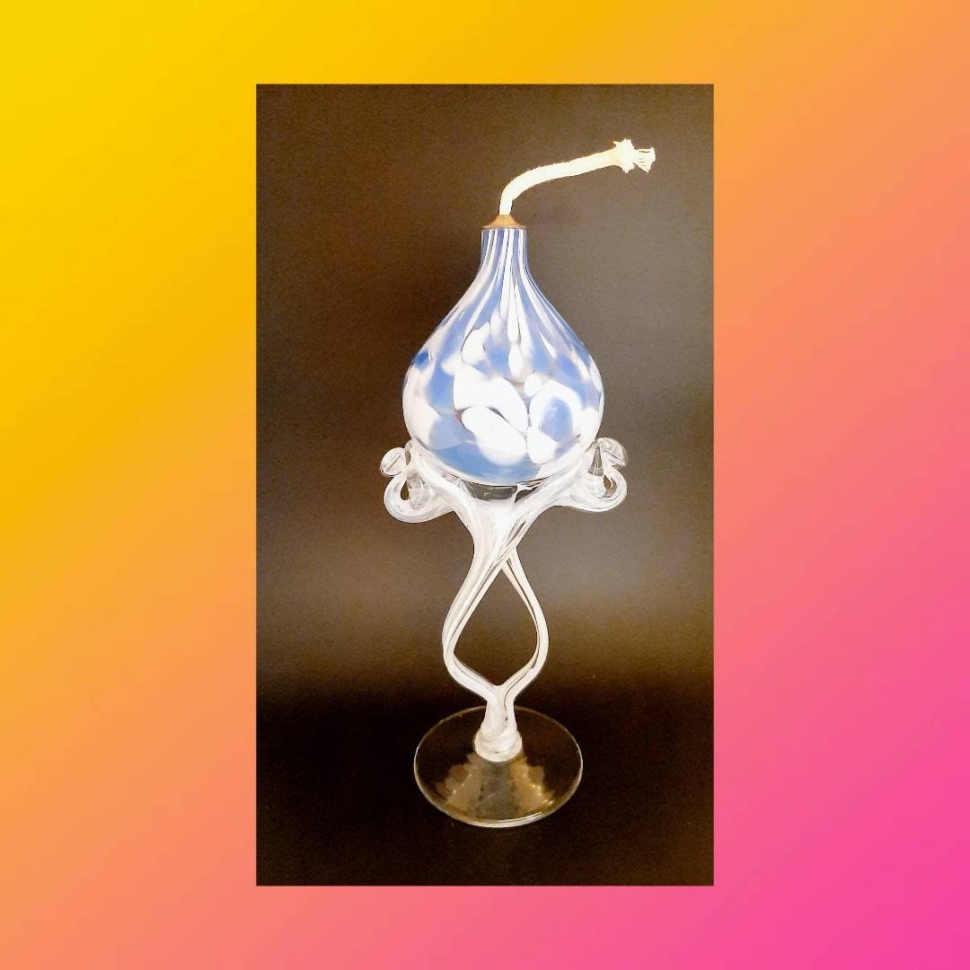 Superb Beautiful Polish Josefina Krosno Art Glass Scent/oil Burner. - Etsy