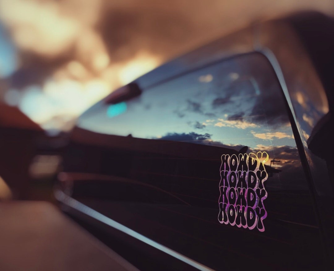 Howdy Howdy Car Decal Sticker - Etsy