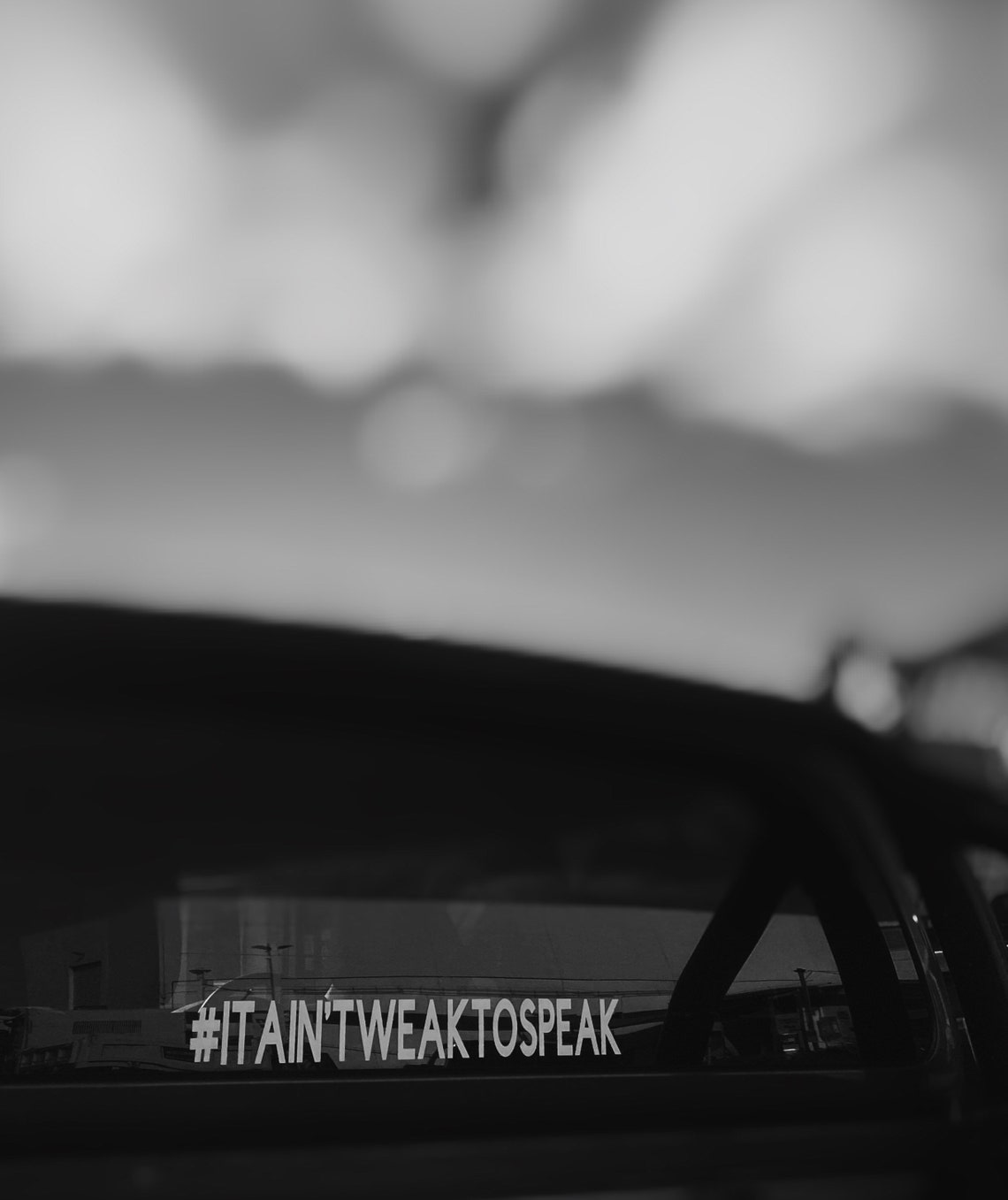 It Ain’t Weak to Speak - Car Sticker - Etsy