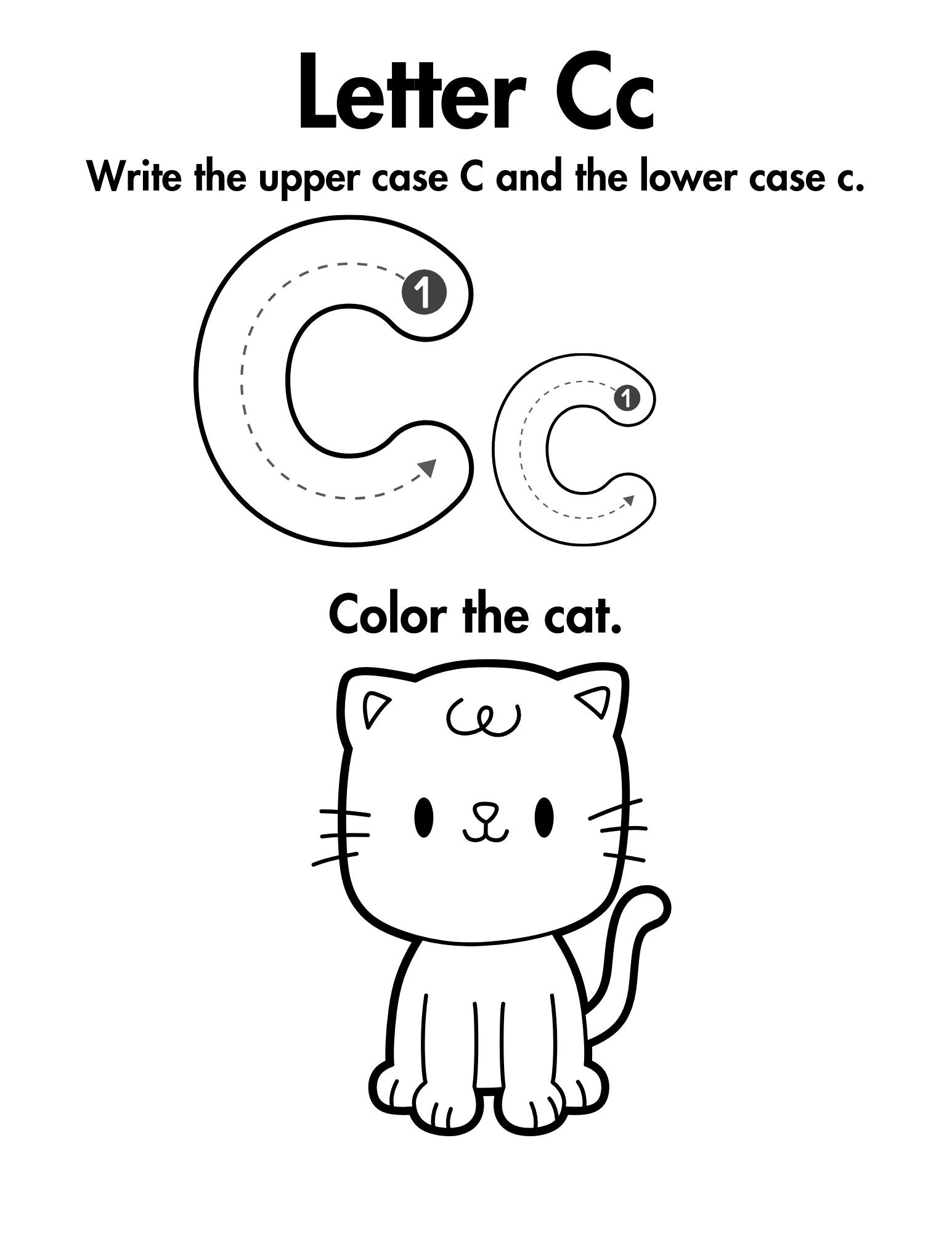 My ABC Coloring Book, Learn to Write the Letters of the Alphabet, Color ...