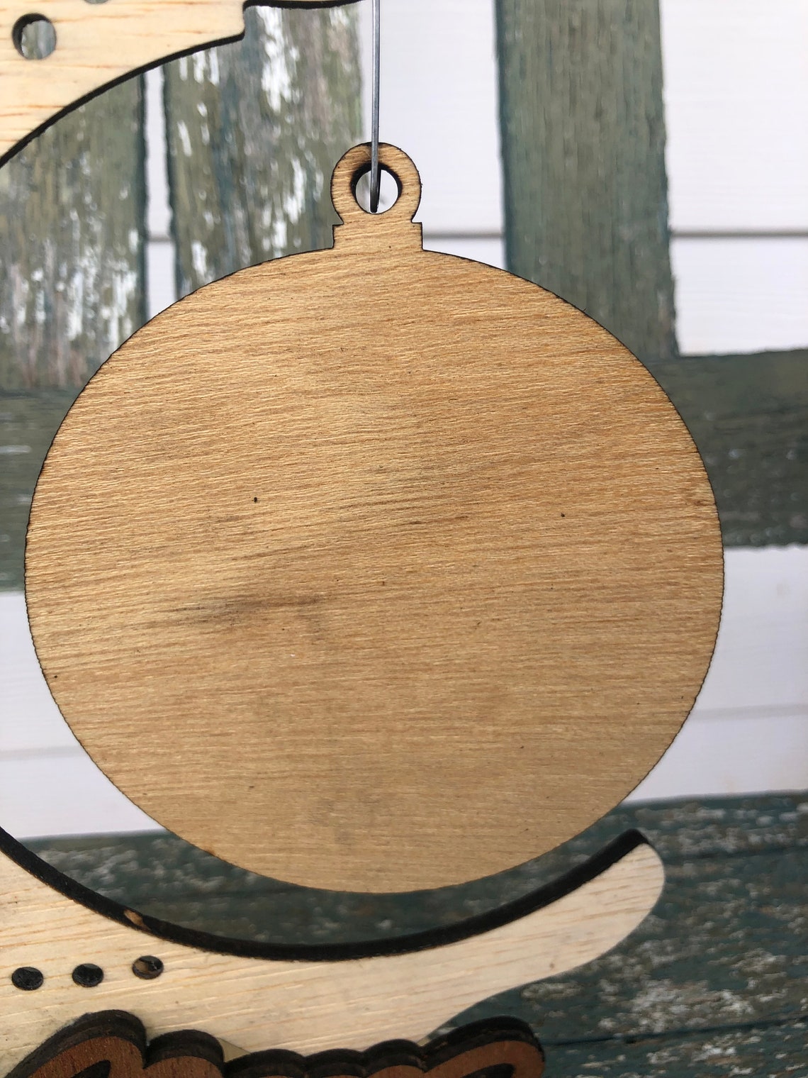 Laser Cut Wood Christmas Ornament, Merry Christmas Tree & Stars - Etsy