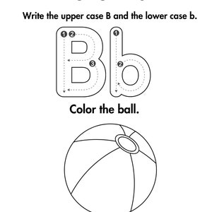 My ABC Coloring Book, Learn to Write the Letters of the Alphabet, Color ...