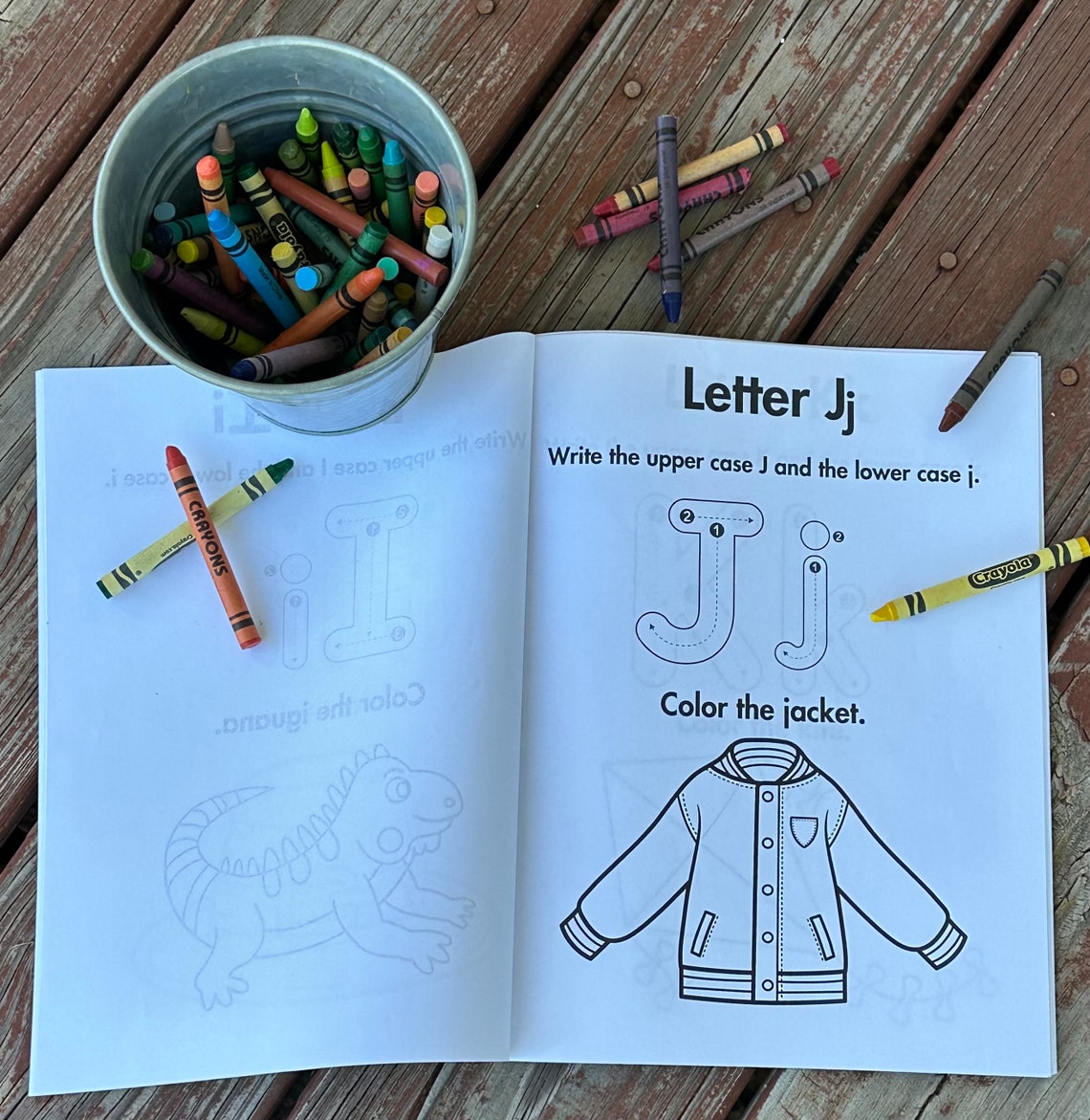 My ABC Coloring Book, Learn to Write the Letters of the Alphabet, Color ...