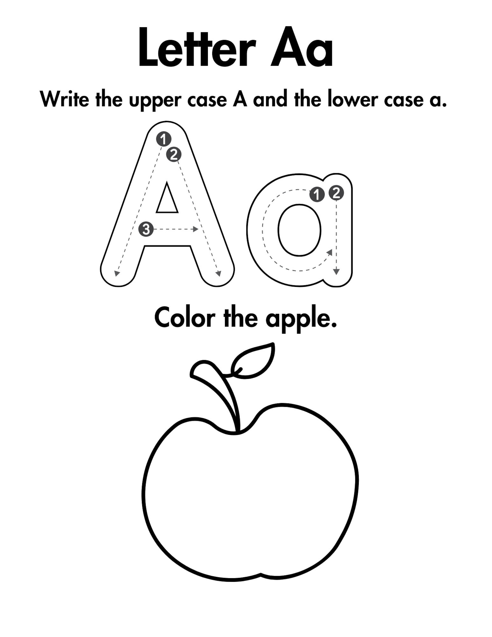 My ABC Coloring Book, Learn to Write the Letters of the Alphabet, Color ...