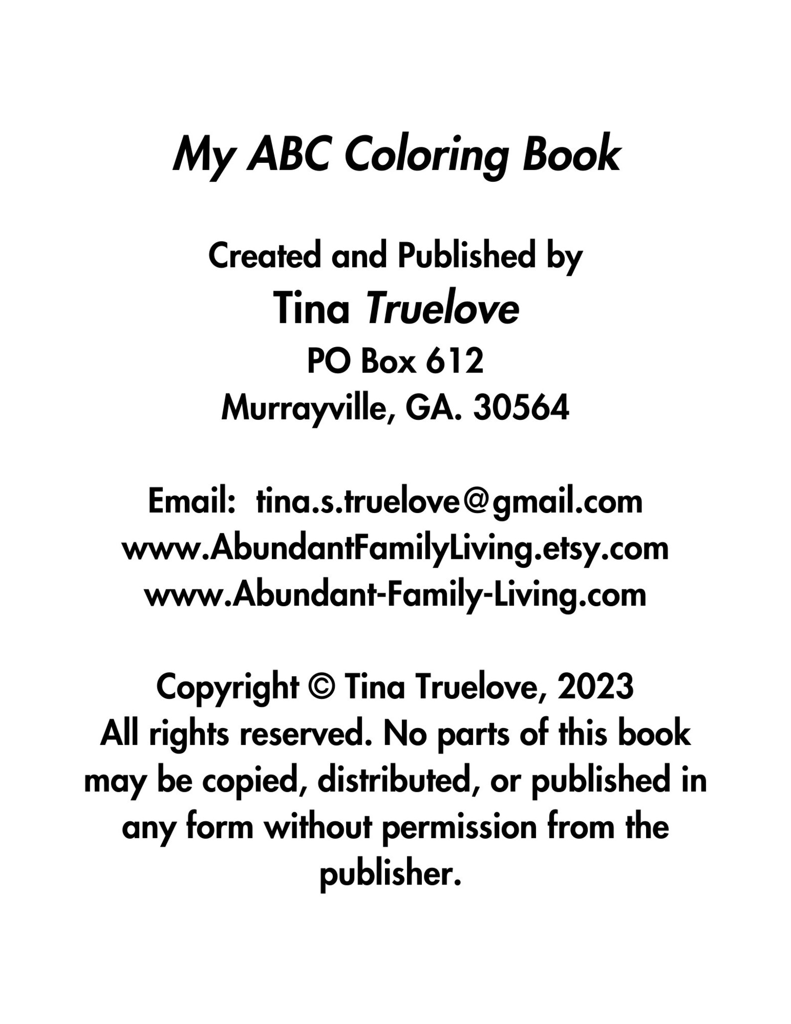My ABC Coloring Book, Learn to Write the Letters of the Alphabet, Color ...