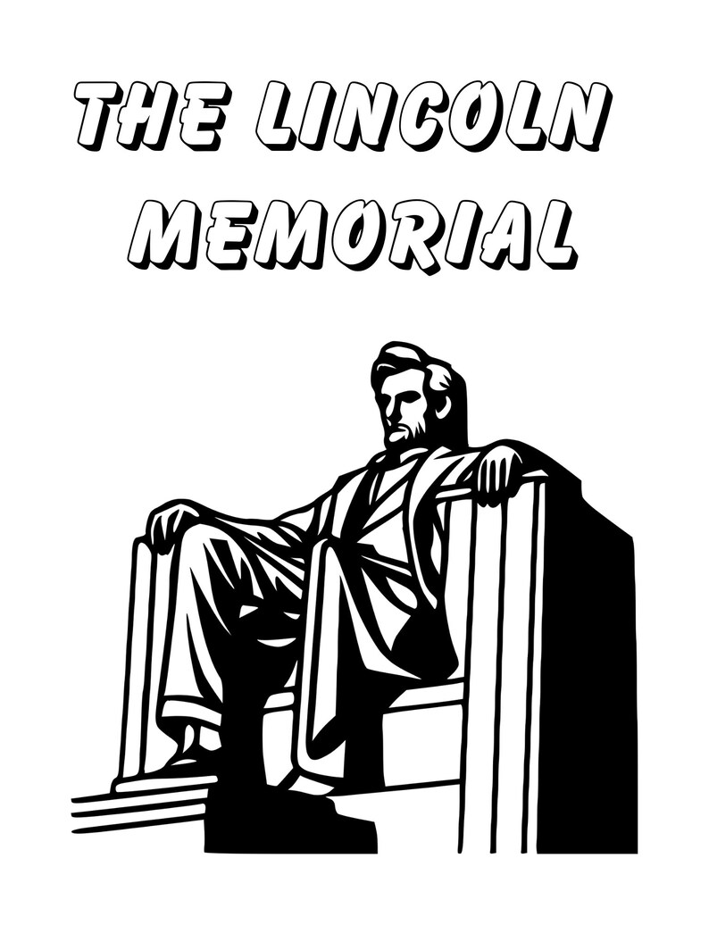 American National Monuments Coloring Book, Historical Monuments ...
