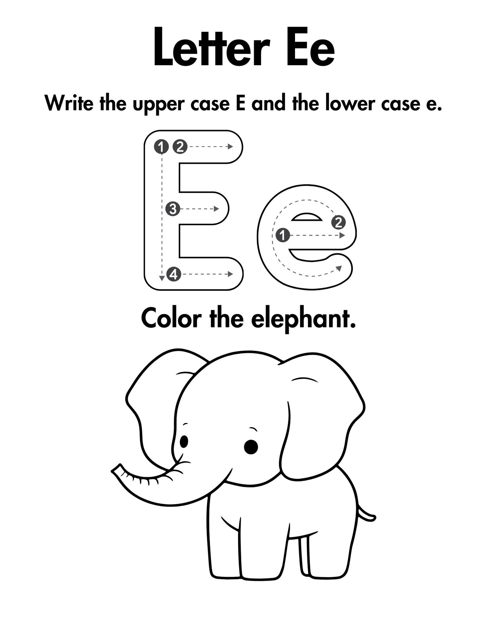 My ABC Coloring Book, Learn to Write the Letters of the Alphabet, Color ...