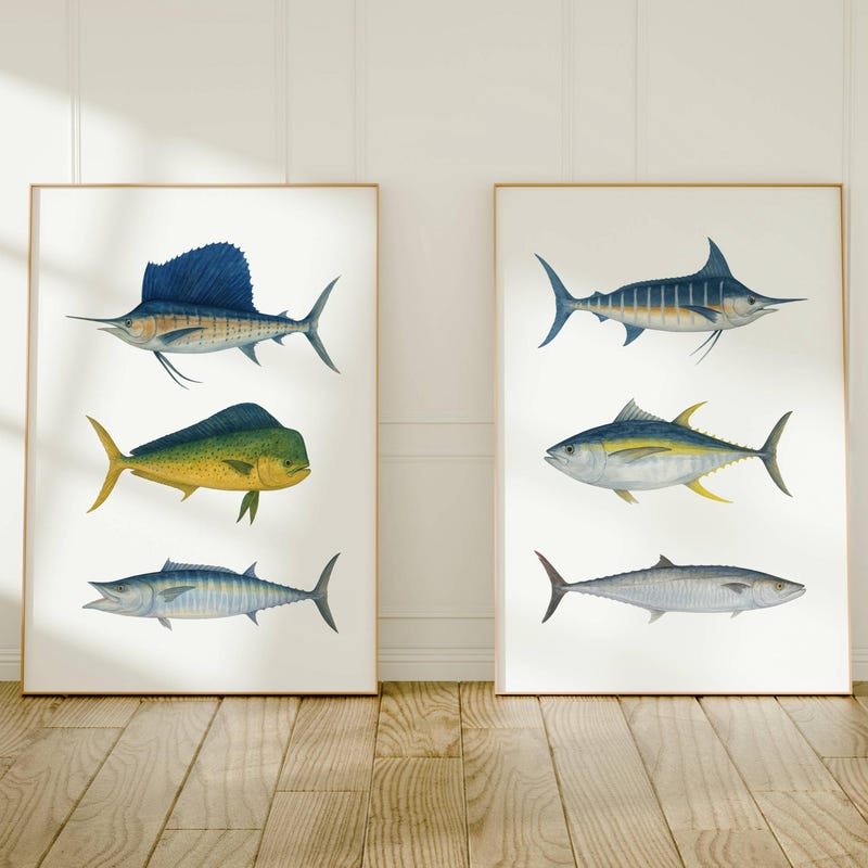 Saltwater Fish Art - Etsy