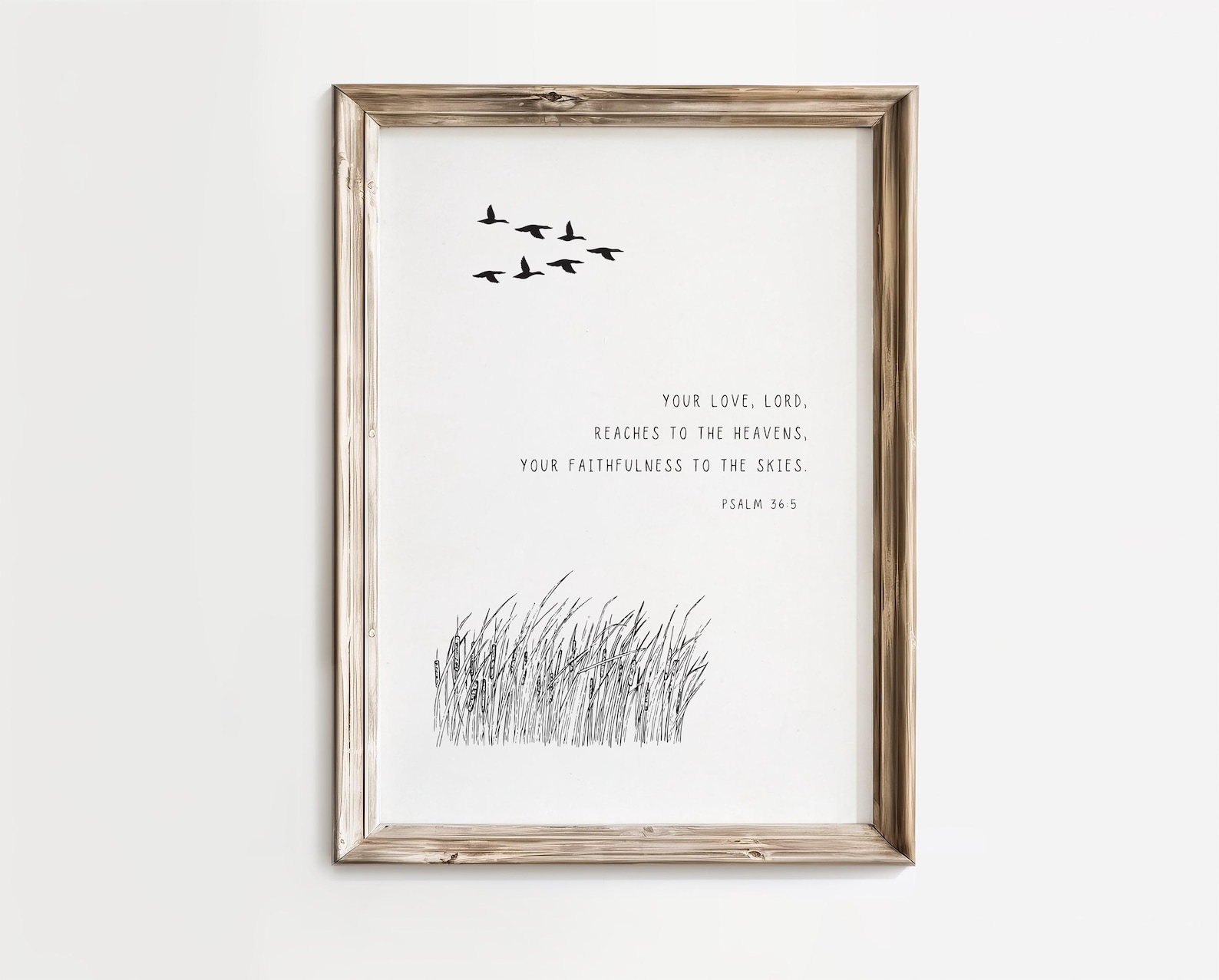 PRINTED Southern Nursery Bible Verse Print, Duck Hunting Bedroom Art ...
