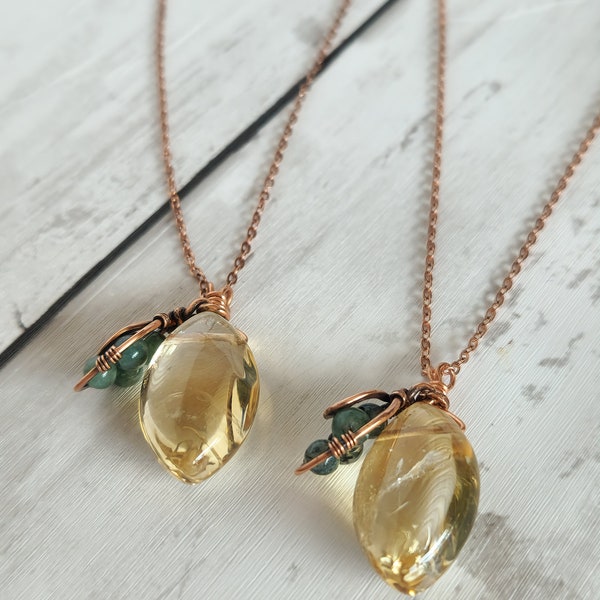 Lemon Necklace - Etsy