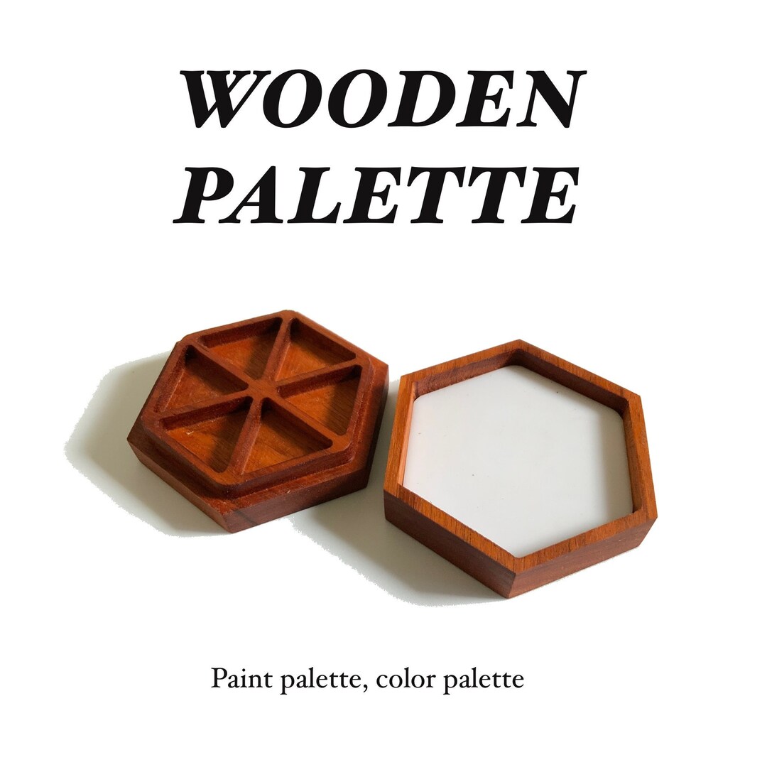 Wooden Palette for Artist Artist Palette Color Palette - Etsy