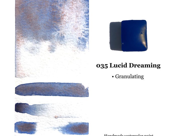 HANDMADE WATERCOLOR Paint,half Pan, Full Pan 035 Lucid Dreaming ...