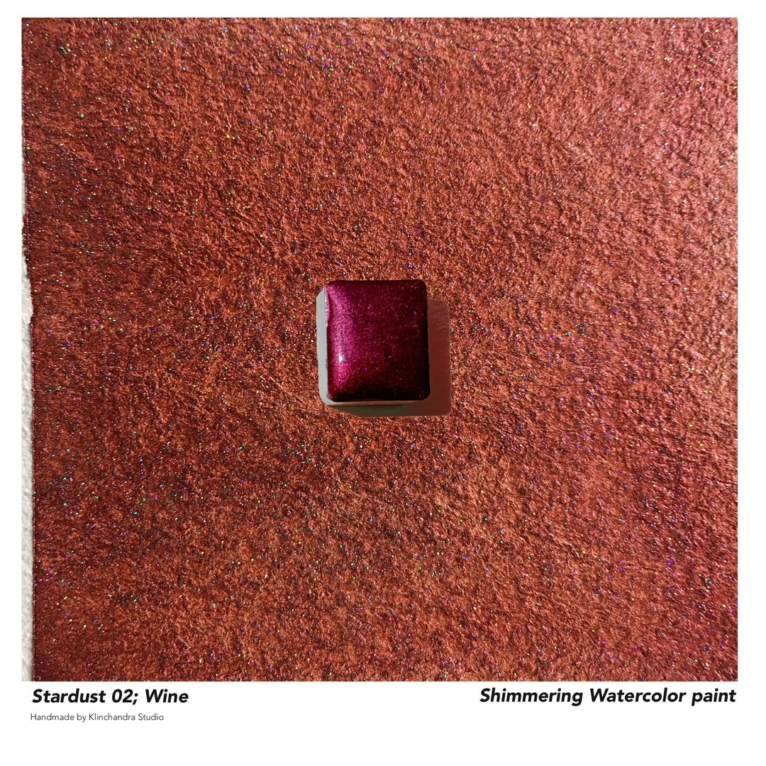 HANDMADE WATERCOLOR, Pearlescent Color Paint, Holographic Paint, Magic ...