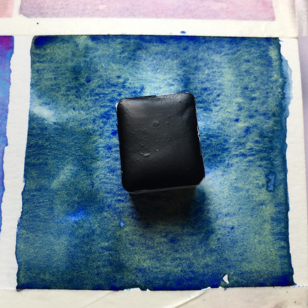 Handmade Granulating Ultramarine Blue Watercolor Paint 020 Lake Color ...