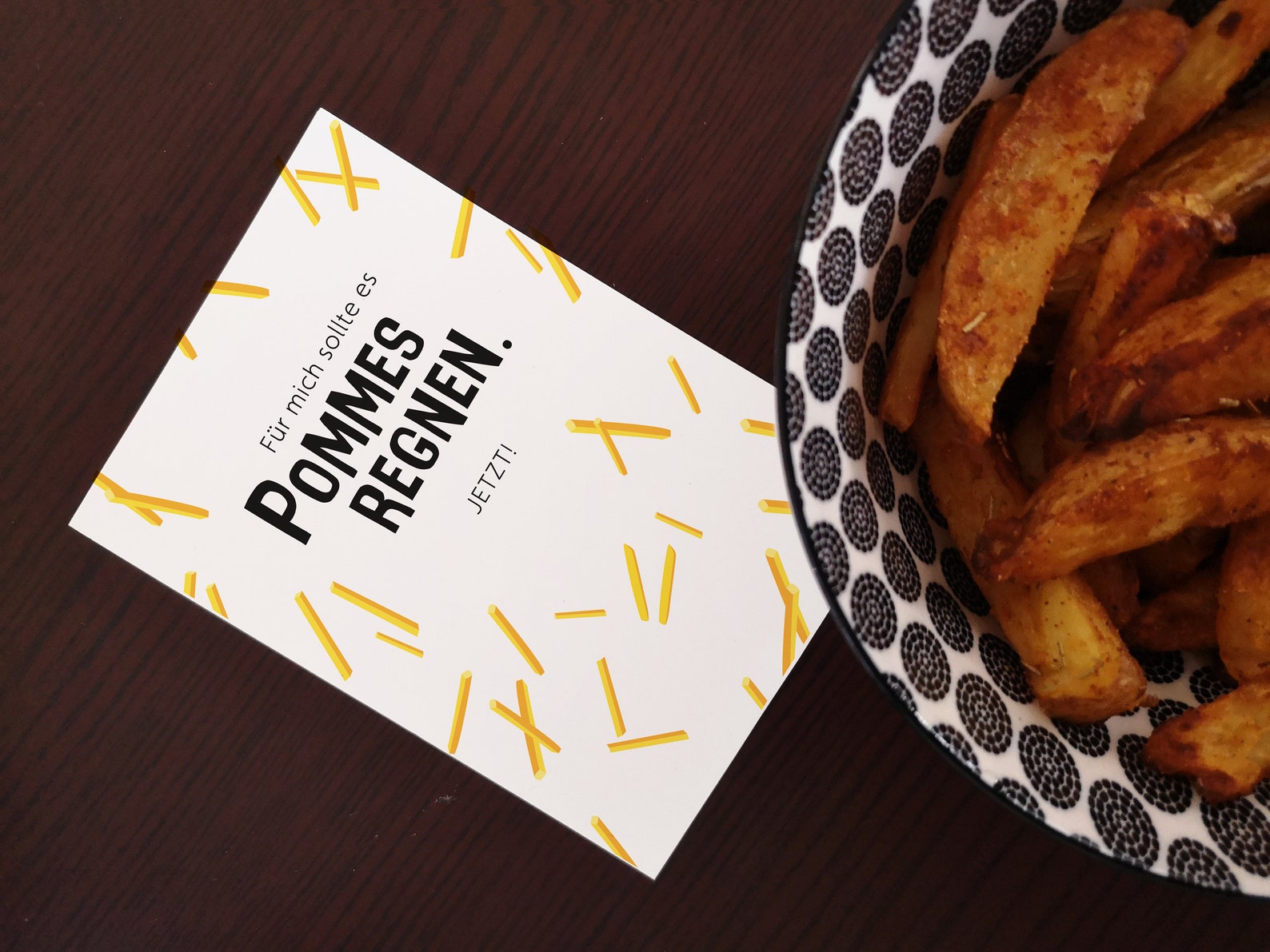 Postcard Fries, Fries Rain, Fries Card, Fries Friday, Fries Lover ...