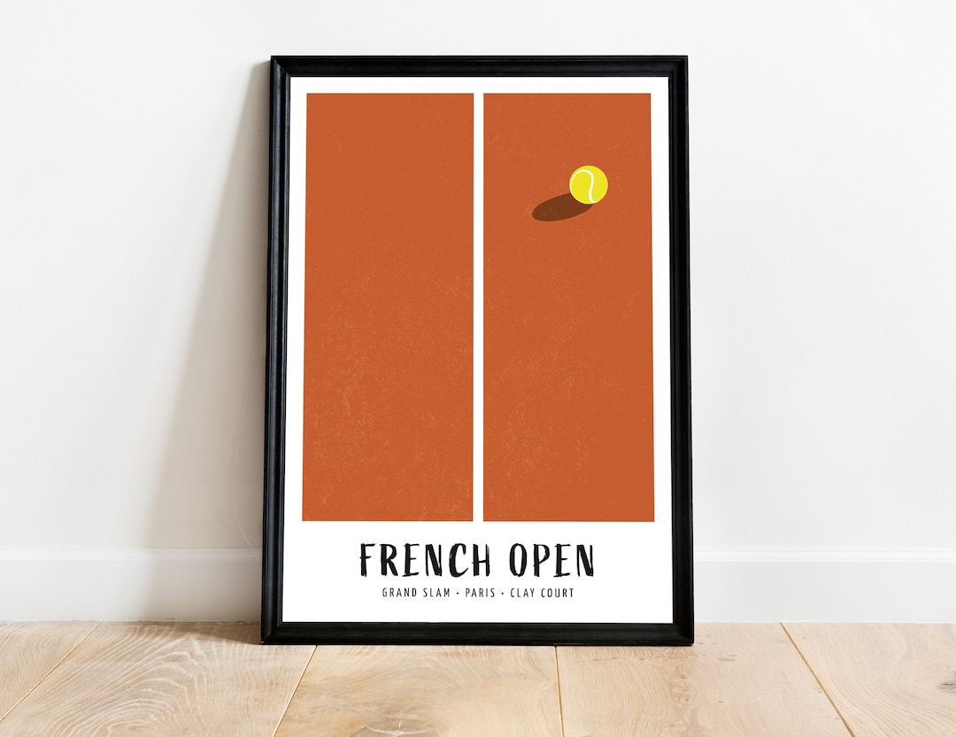 Roland Garros Poster, French Open, Grand Slam Print, Tennis Poster ...