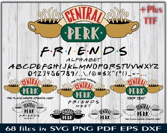 Central perk svg | Etsy