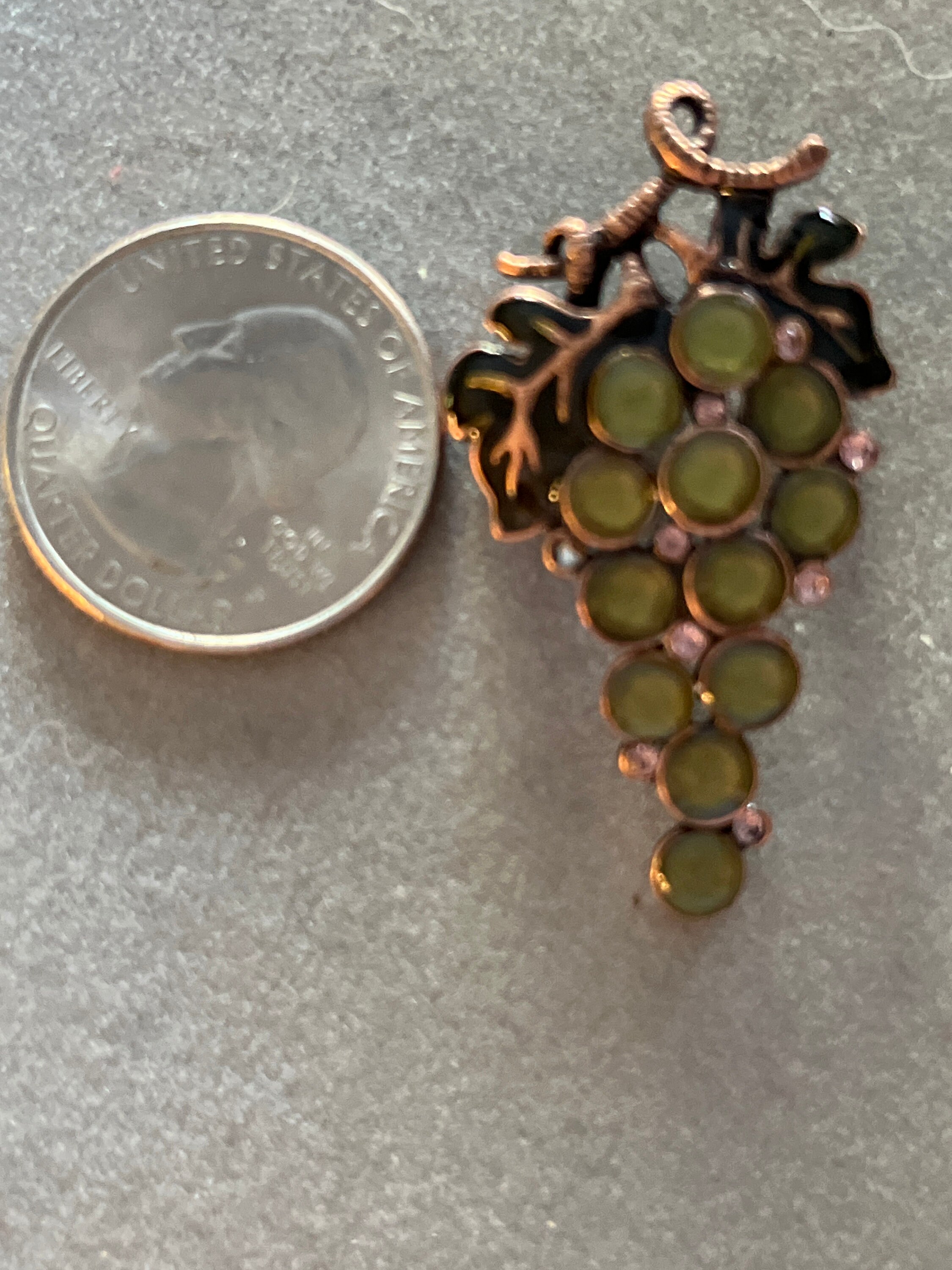 Unique Brooch of Grapes - Etsy