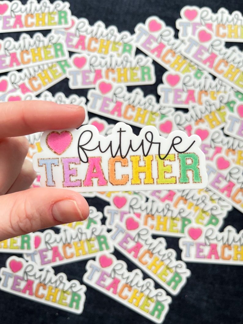 Future Teacher Sticker - Etsy