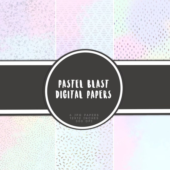 Embellishments Scrapbooking Craft Supplies & Tools Pastel Blast Digital ...