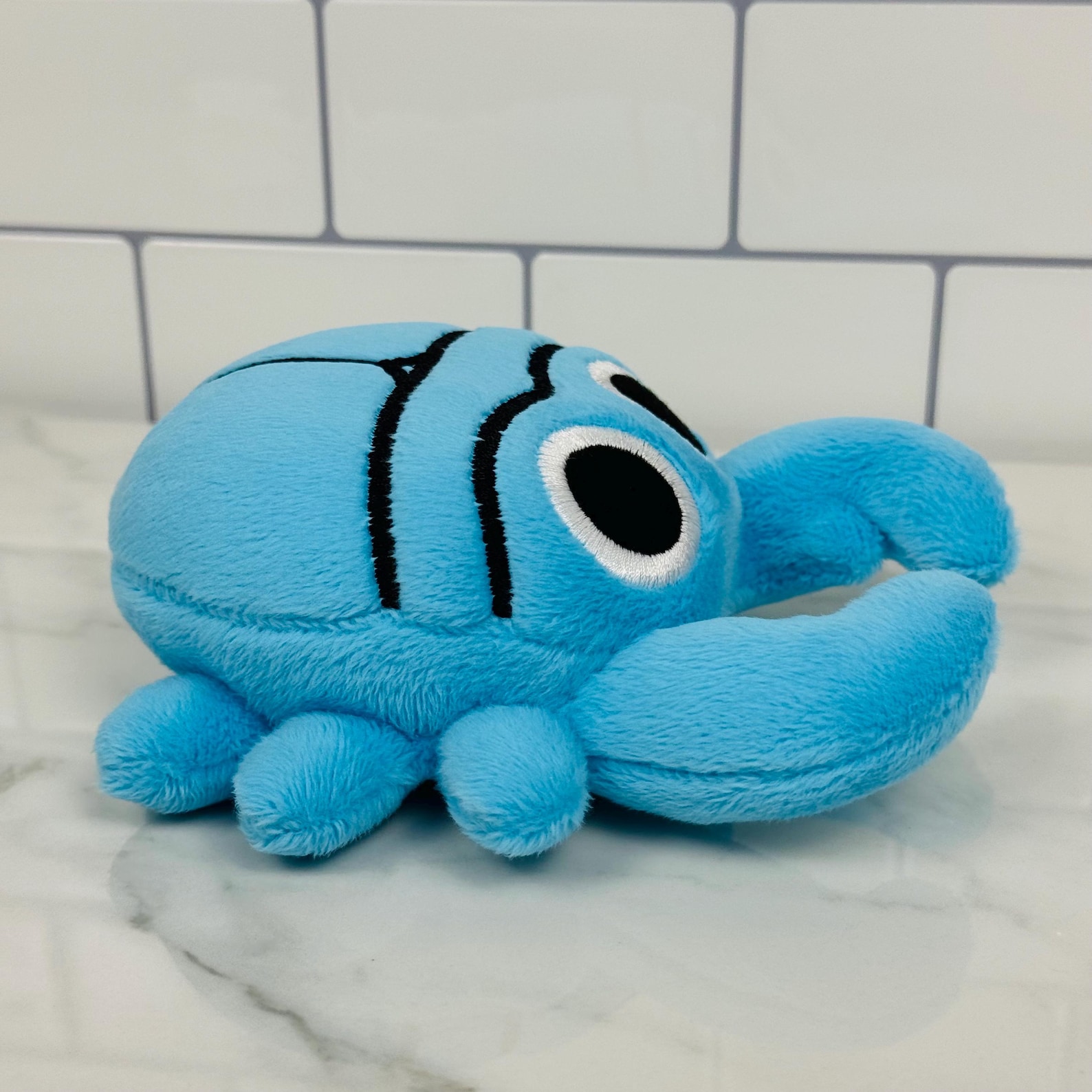 Clippy the Stag Beetle – Cute Blue Bug Plushie, Frisk Wolfie’s Customs ...