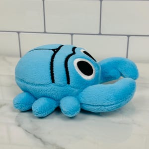 Clippy the Stag Beetle – Cute Blue Bug Plushie, Frisk Wolfie’s Customs ...