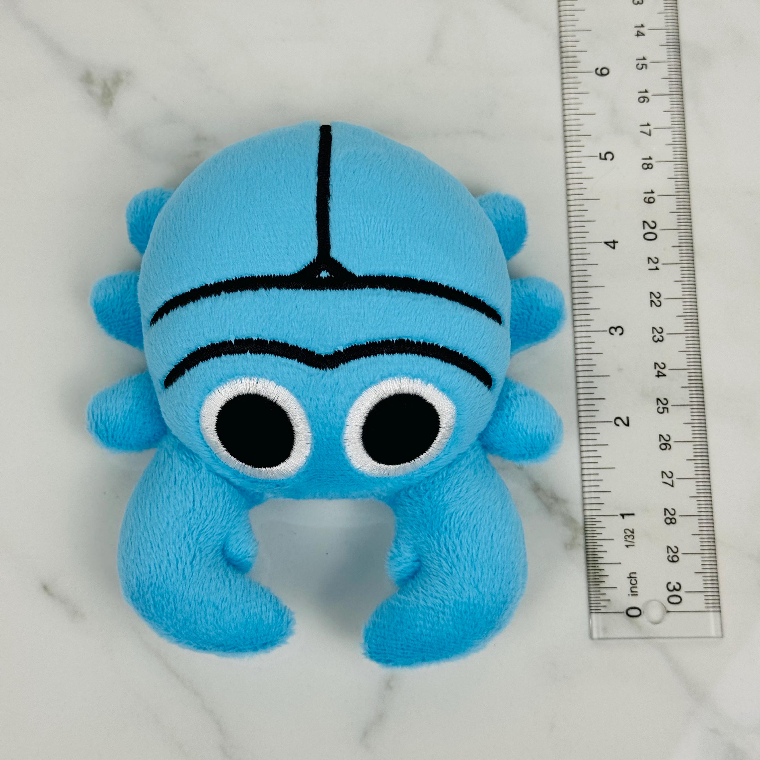 Clippy the Stag Beetle – Cute Blue Bug Plushie, Frisk Wolfie’s Customs ...