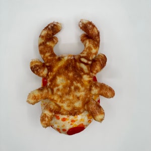 MINI PLUSH Squeaky Minky Food Pepperoni Pizza Stag Beetle Plush ...