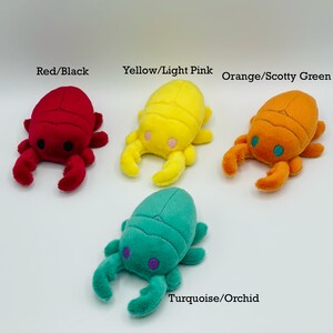 SALE Squeaky Colorful Minky Stag Beetle Plush Magnetic Adorable Cute ...