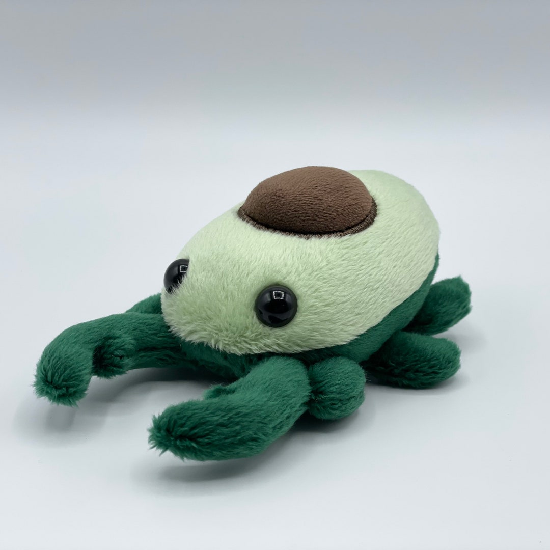 MINI PLUSH Avocado Stag Beetle Plush Magnetic Squeaky Adorable Cute ...