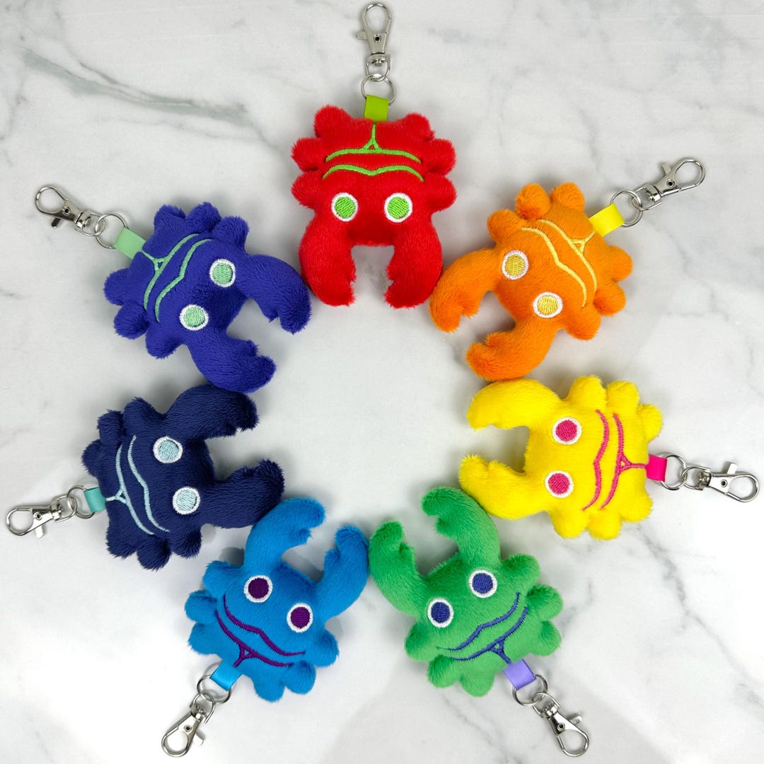 Customizable Stag Beetle Keychain Bag Charm Minky Plush Adorable ...