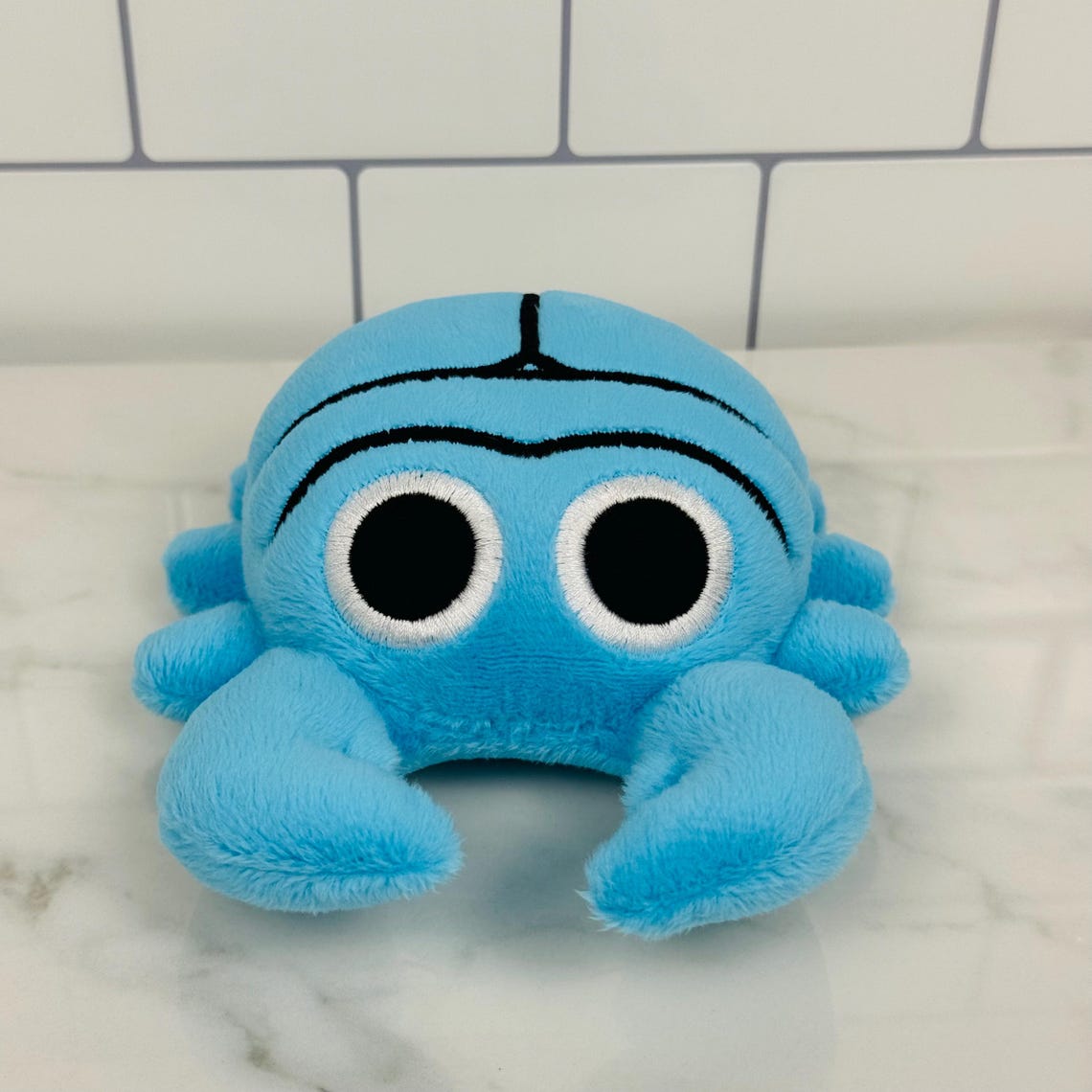 Clippy the Stag Beetle – Cute Blue Bug Plushie, Frisk Wolfie’s Customs ...