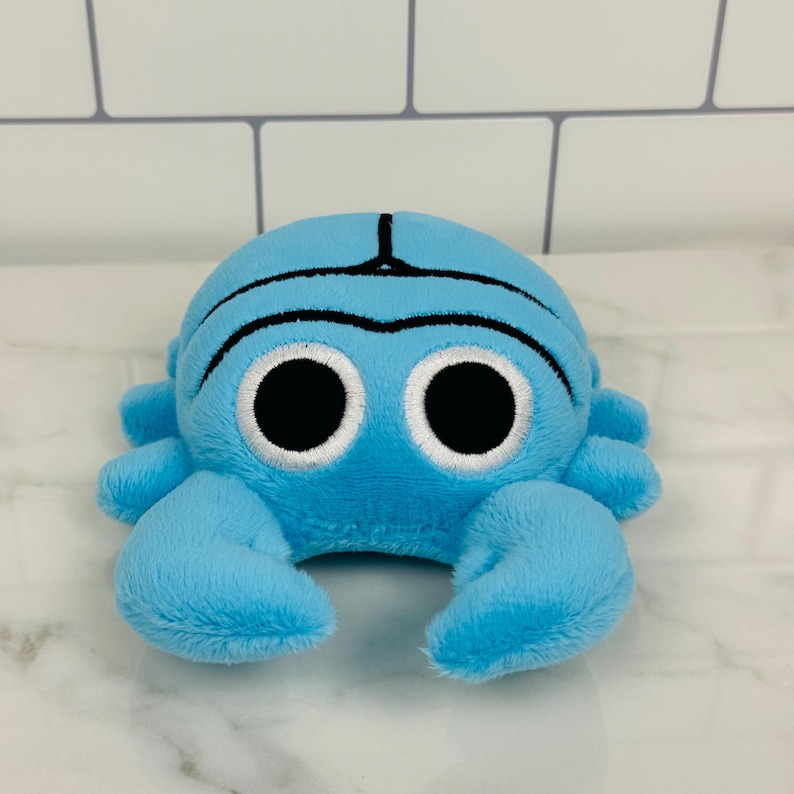 Clippy the Stag Beetle – Cute Blue Bug Plushie, Frisk Wolfie’s Customs ...